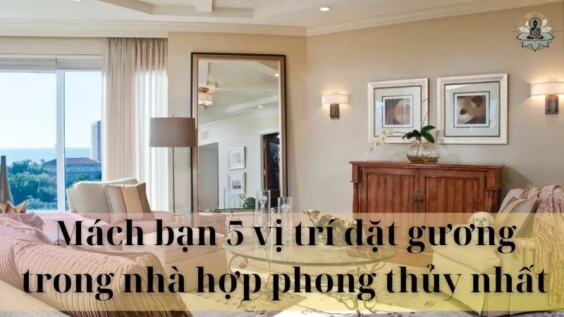 Mách bạn 5 vị trí đặt gương trong nhà hợp phong thủy nhất